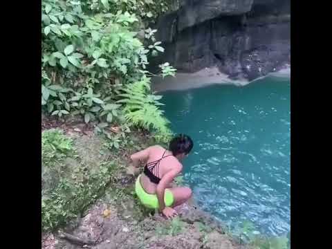 La totoker naly santos se lanza al rio😭🏃‍♀️🏃‍♀️🤣