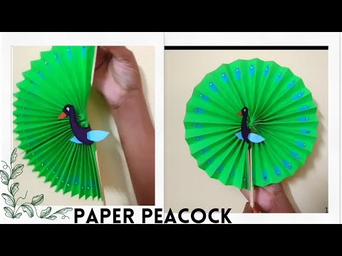"How to Make a Stunning Paper Peacock Puppet: Easy DIY Craft Tutorial ...