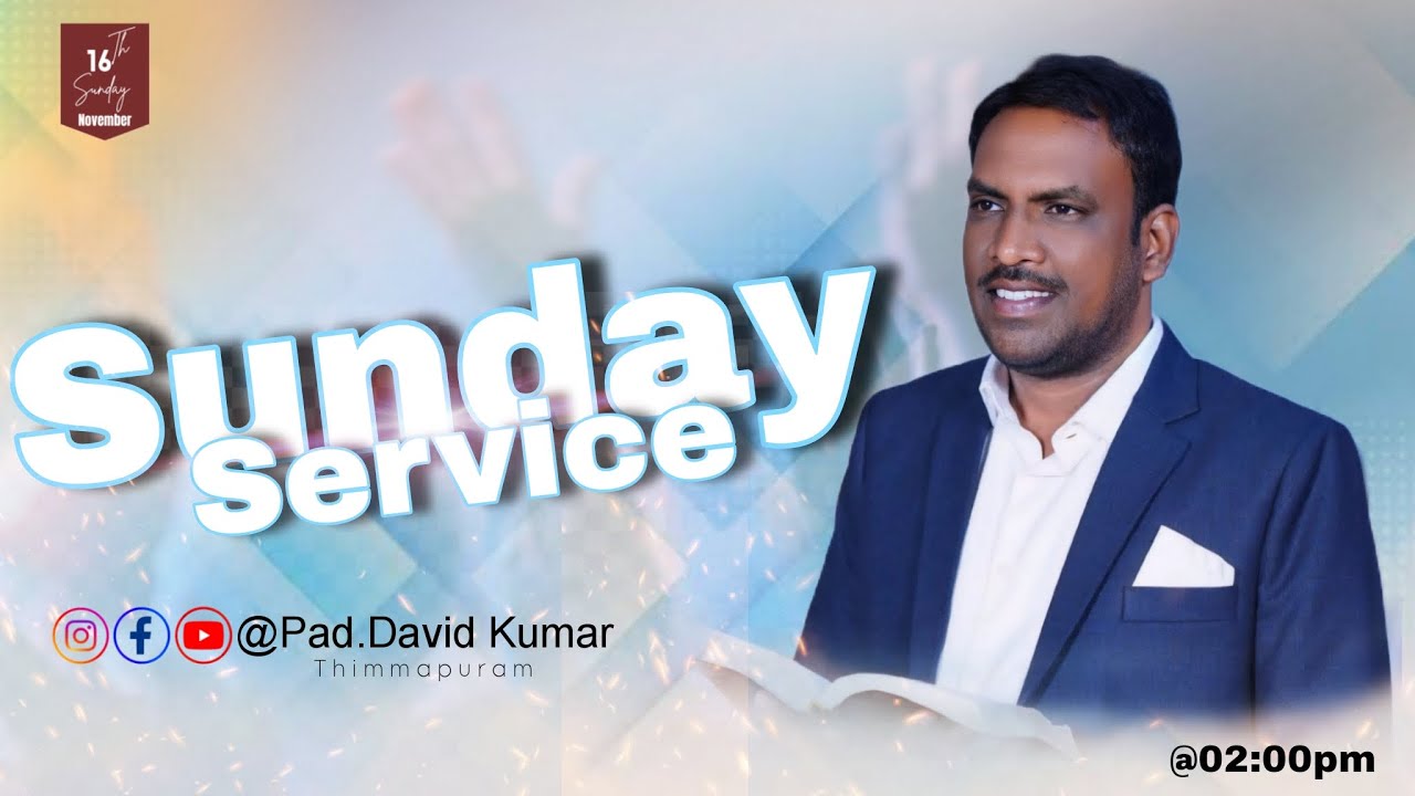 🔴 YESULO NIRIKSHANA Sunday service 16/02/2025 by Pas.David Kumar.. - YouTube