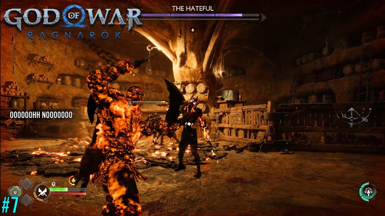 GOD OF WAR RAGNAROK FIRE MONSTER || GAMEPLAY #7 - YouTube