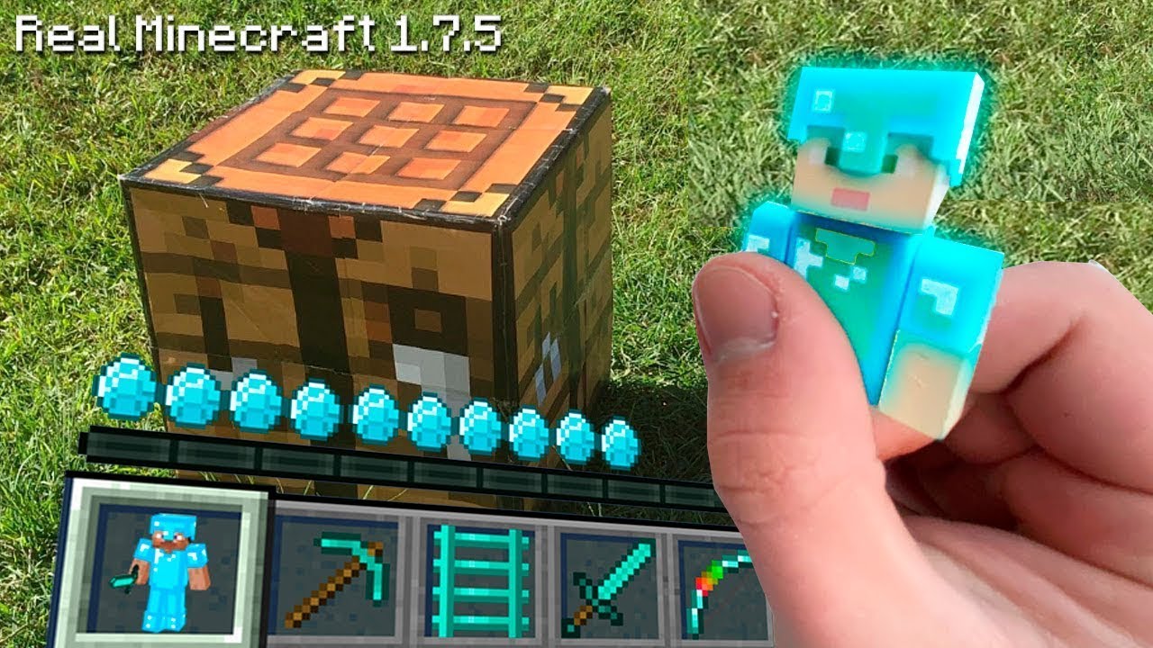 MINECRAFT IN REAL LIFE MOVIE - REALISTIC MINECRAFT IRL / Animations ...
