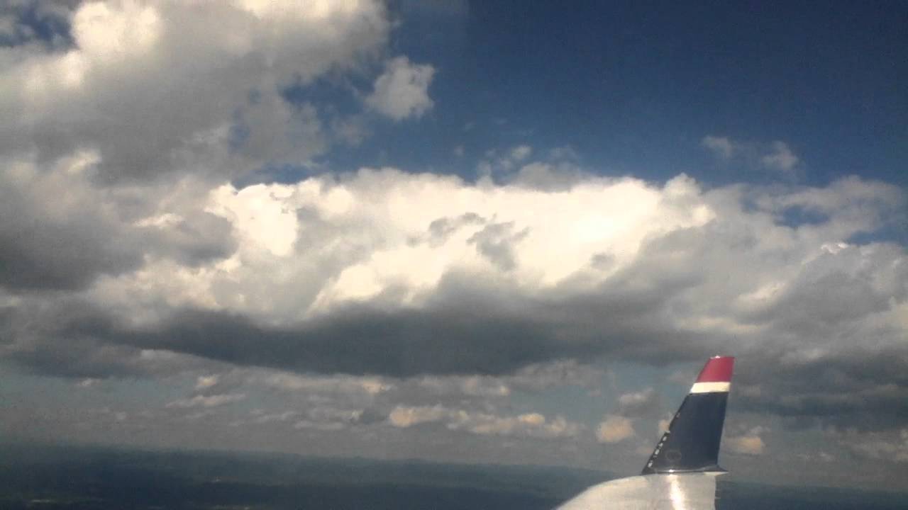 US Airways flight 3852 lands in Albany - YouTube