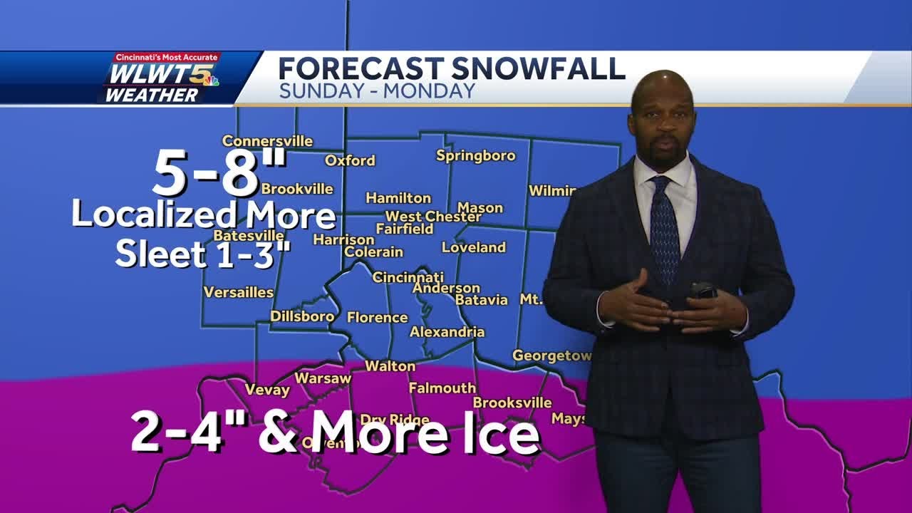 Tracking snow moving in with winter storm - YouTube