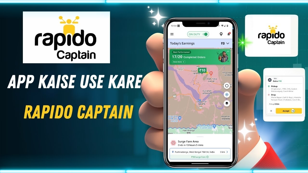 How To Use Rapido Captain App | Rapido Captain App Kaise Use Kare ...