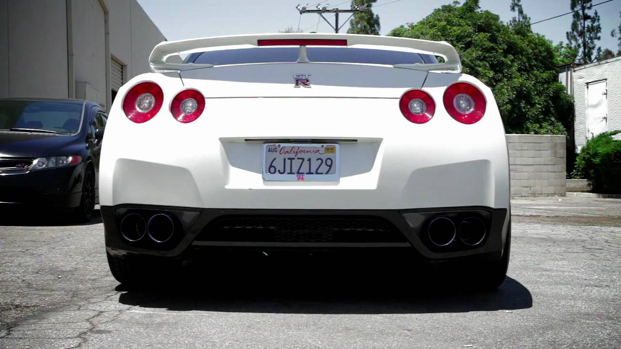SP Engineering: Nissan GTR - GReddy Ti Racing Exhaust - YouTube