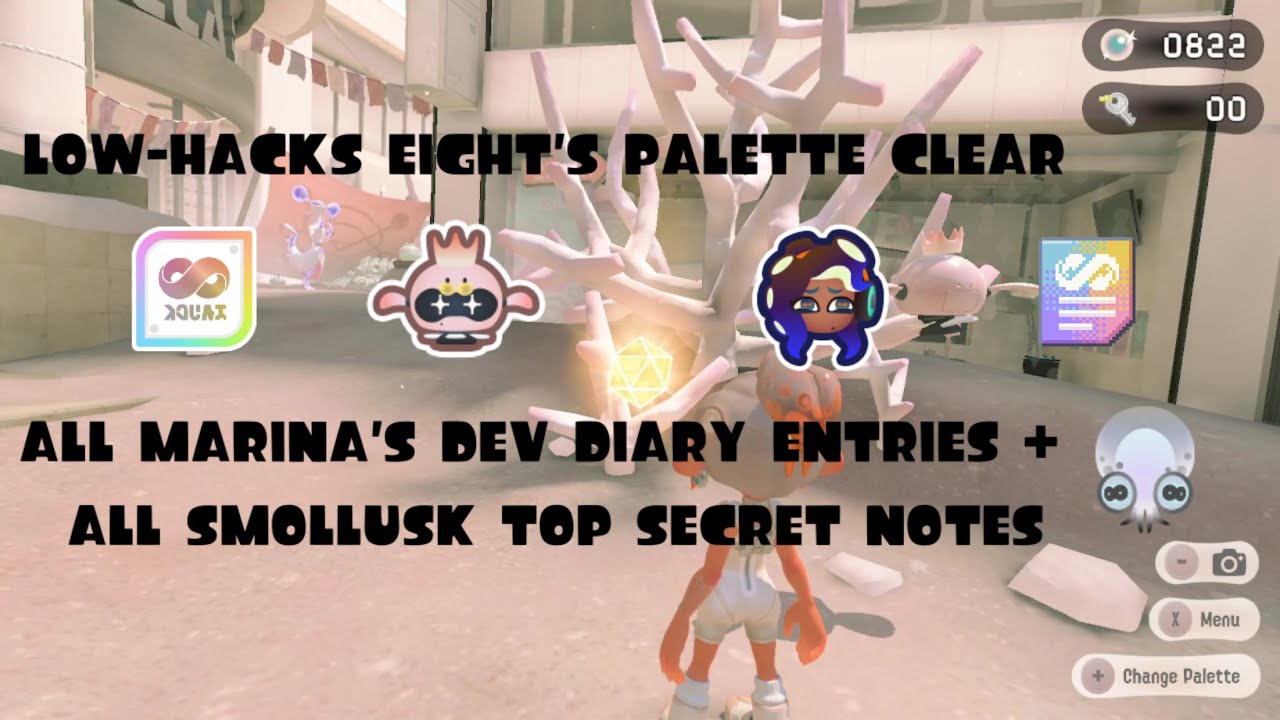 Splatoon 3 Side Order Secret Ending | All Marina's Dev Diary Entries ...