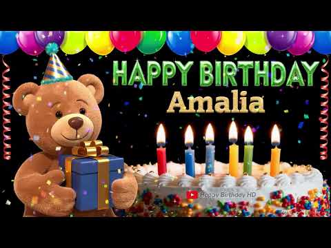 Amalia Happy birthday To You - Happy Birthday song name Amalia 🎁 🎂