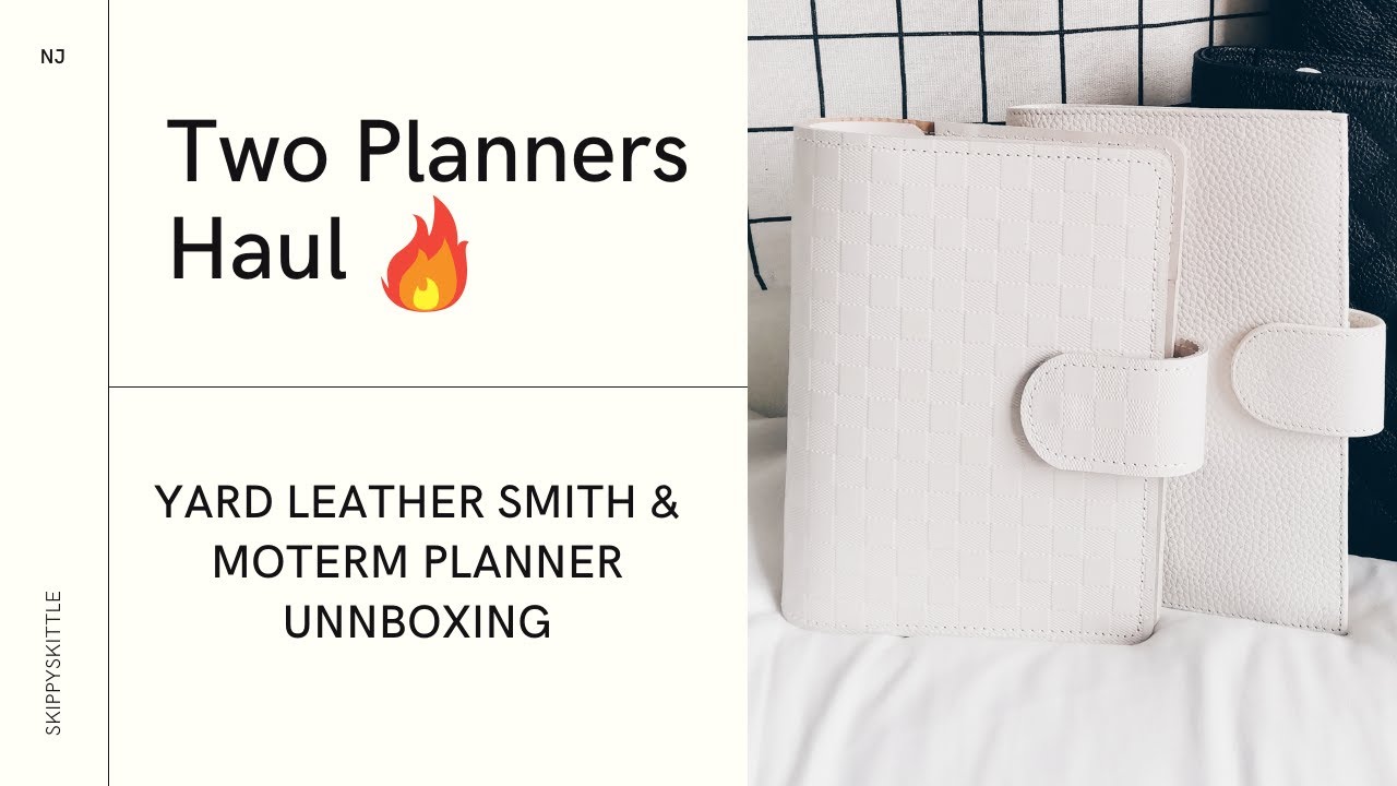 Two Planners Haul 🔥 | Yard Leather Smith & Moterm Planner Unnboxing 😍😃 ...