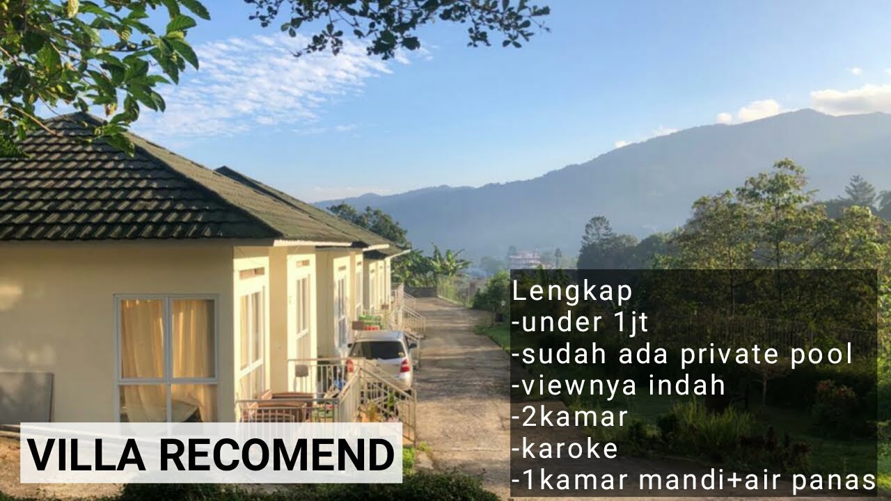 REVIEW VILLA MURAH DI PUNCAK VILLA ANGKASA TAMAN SAFARI - YouTube