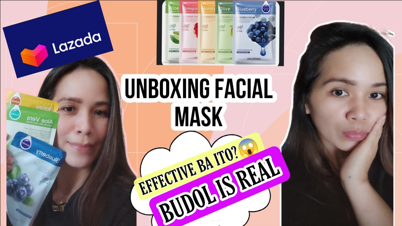UNBOXING FACIAL MASK FROM LAZADA/ EFFECTIVE BA ITO? - YouTube