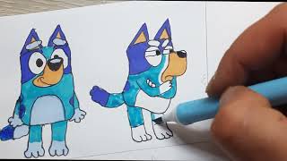6 Ways to Draw Bluey Characters In Various Styles | Doovi