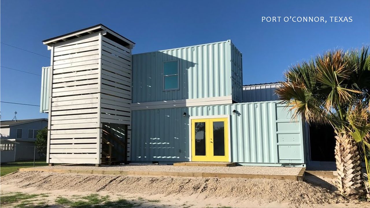 Affordable Modbox Container Home in Port O’Connor Texas, USA - YouTube