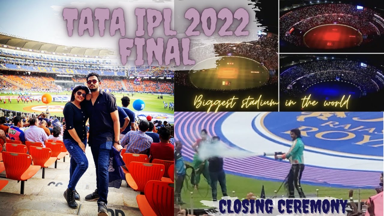 IPL Final 2022 Vlog || Closing Ceremony || Light And Sound Show ...