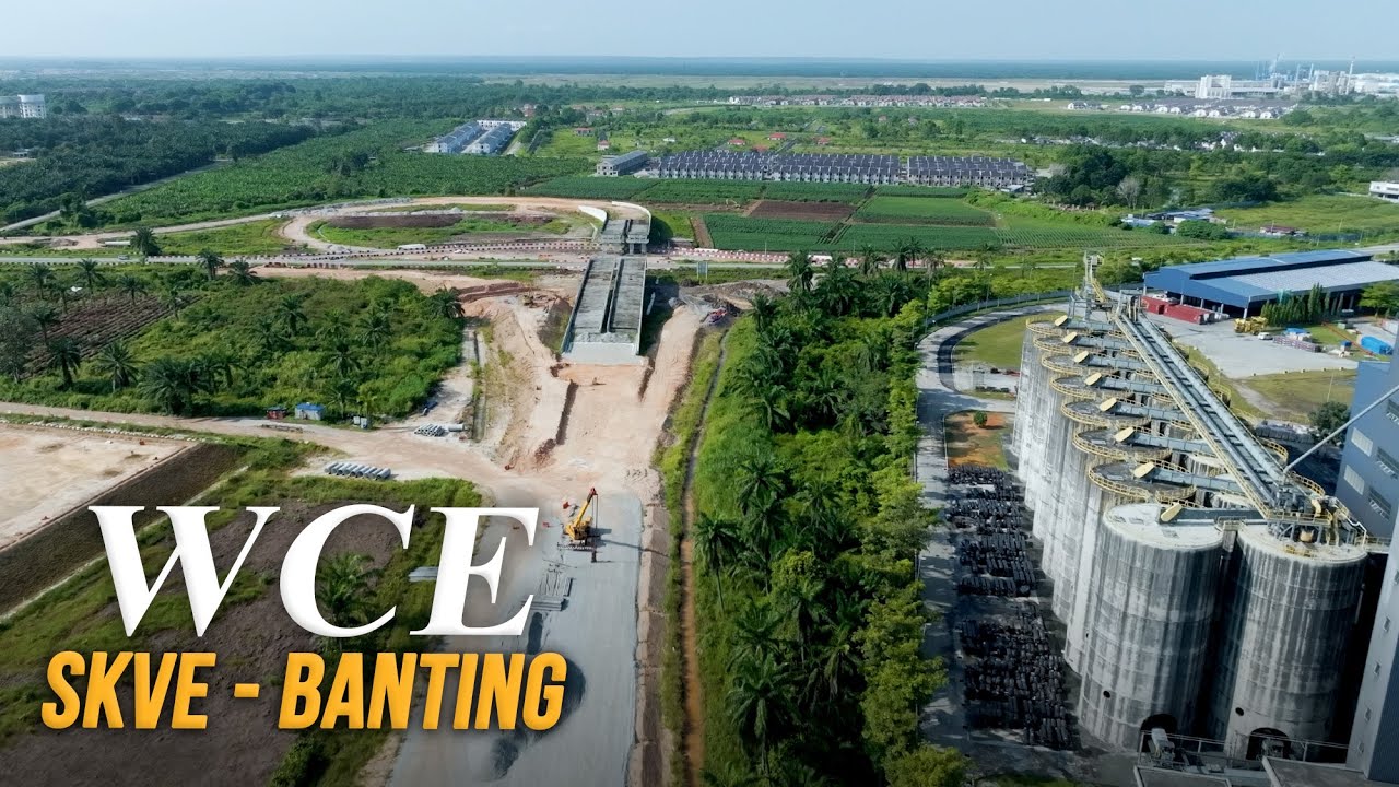 WCE: From SKVE to Banting Interchange. Flyover Jalan Surau, Jalan Cenderawasih & Bukit Perah ...