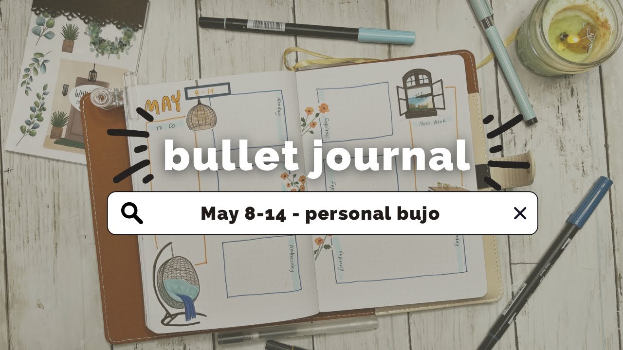 Bullet Journal || a relaxing spread - YouTube
