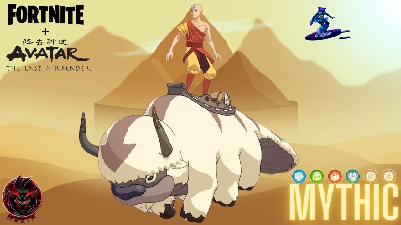 Finally Got the Appa Glider | Fortnite PS5 | Fortnite X Avatar The Last ...