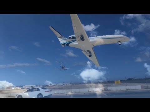 4K - C25B landing at Aguadilla - YouTube