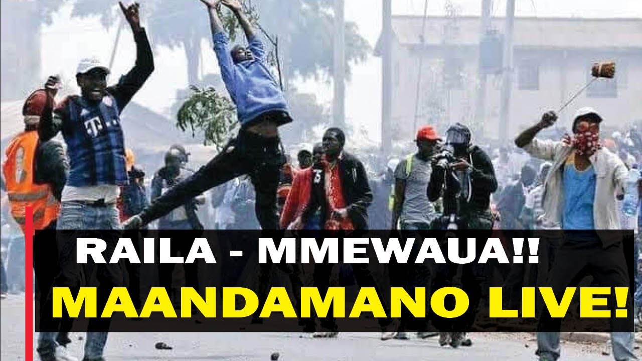 LIVE: DAY 2 MAANDAMANO- MATHARE, KAYOLE, KIBERA FIREWORKS ON ! AZIMIO ...