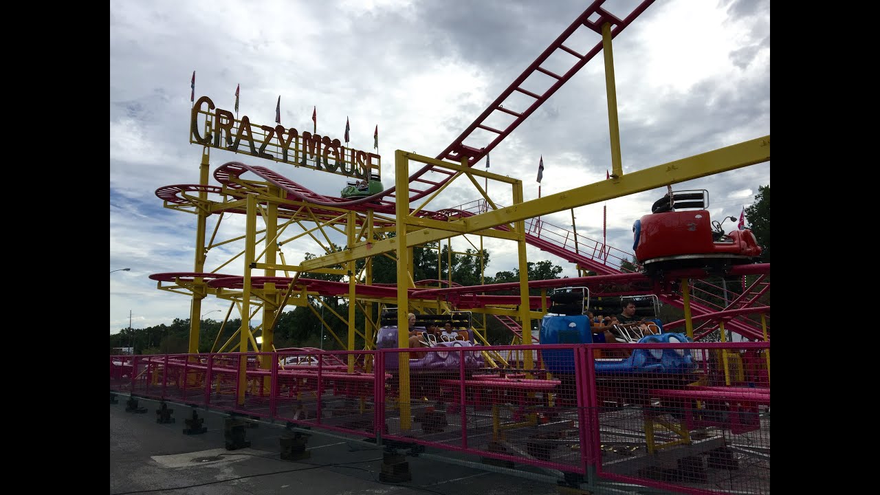Crazy Mouse (GoPro POV) at the Indiana State Fair Midway - YouTube