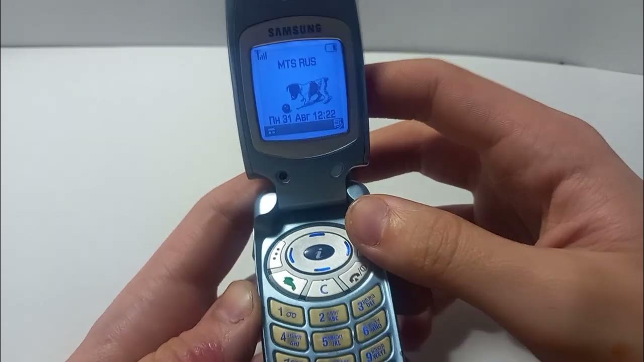 Samsung SGH A800 Incoming call - YouTube