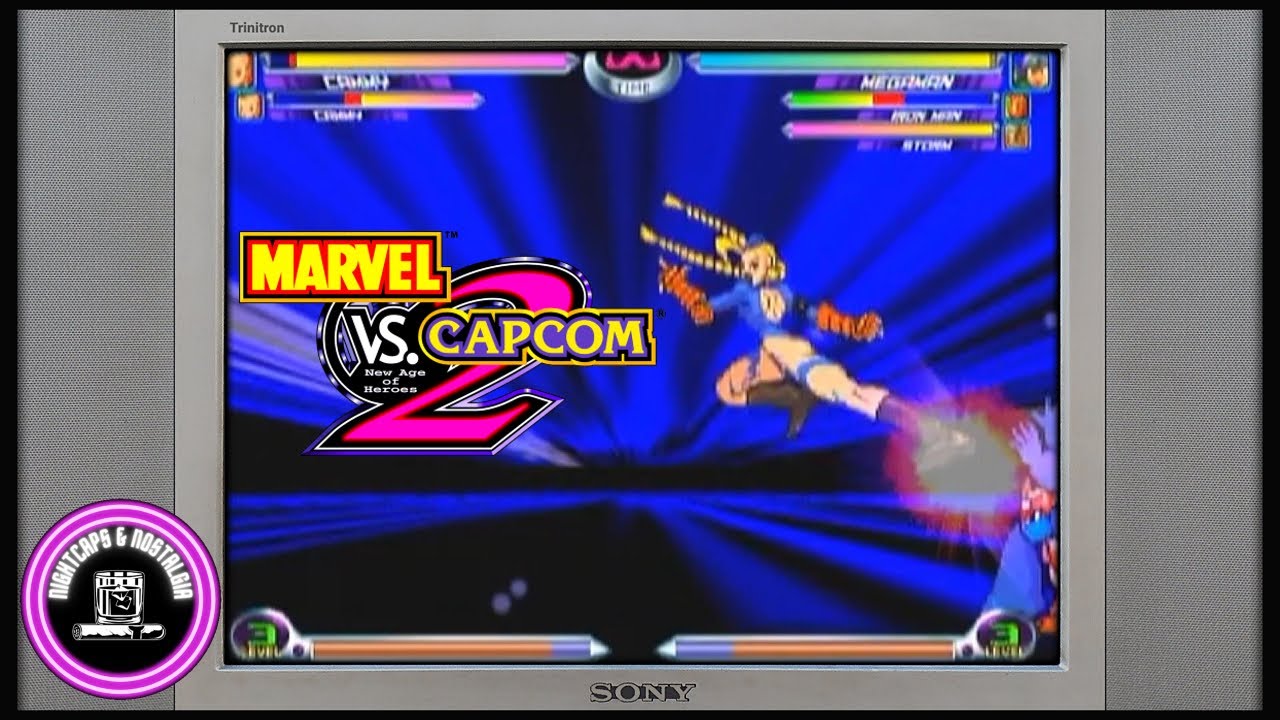 Justin is surprisingly good at this | Marvel vs Capcom 2 (XBOX) - YouTube