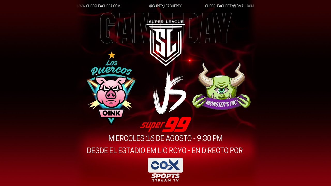 SUPER LEAGUE - OINK VS MONSTER INC - YouTube