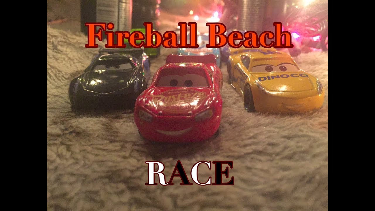 Cars 3 Race Fireball Beach Stop Motion - YouTube