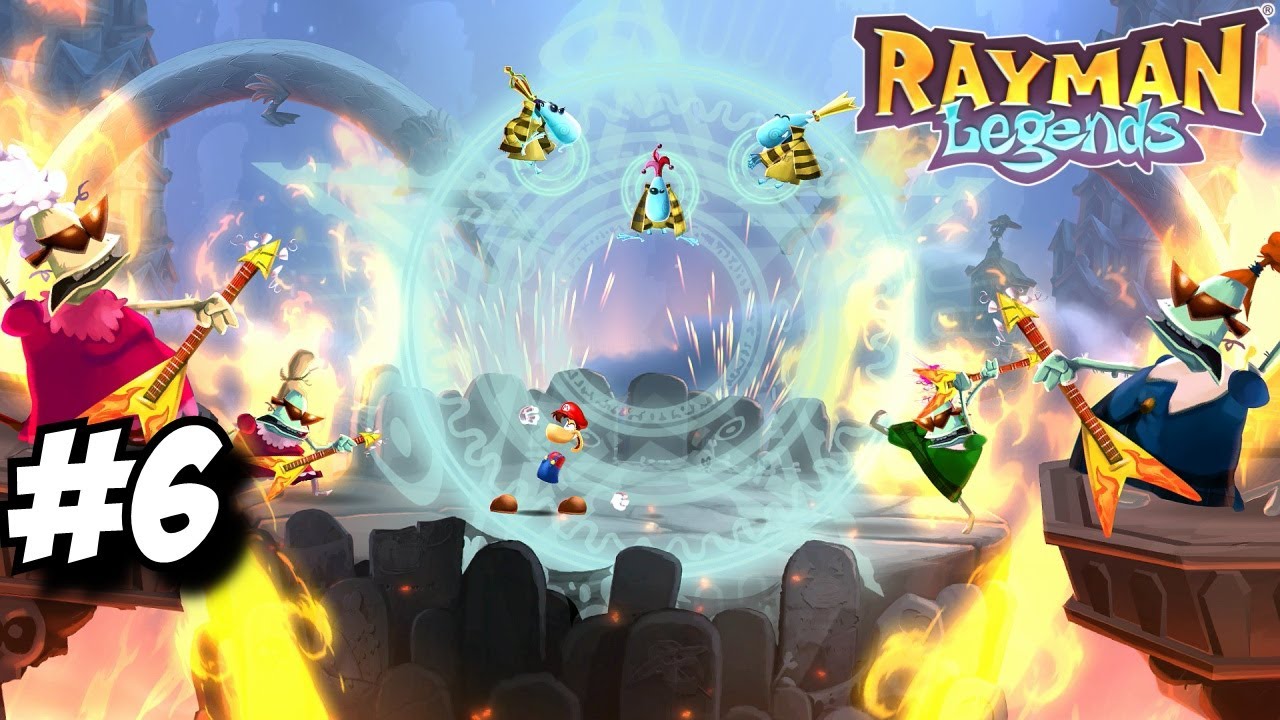 Rayman Legends - Gameplay Walkthrough Part 6 - Living Dead Party - YouTube