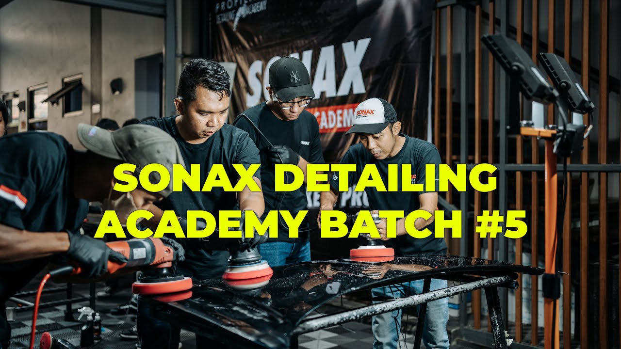 SONAX DETAILING ACADEMY BATCH 5 - YouTube