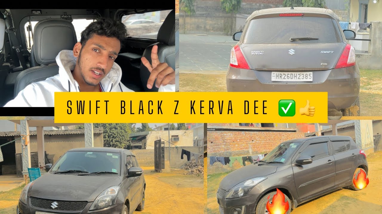 Swift Black Z kra dee 👍 #vlog #vlogger #youtube #trendingvlogs# ...