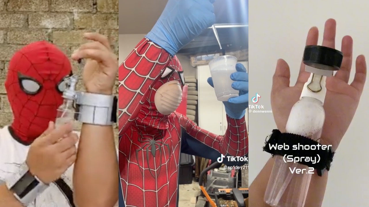 How To Make REAL Spiderman Web Shooters + Web Fluid At Home Easy! - YouTube