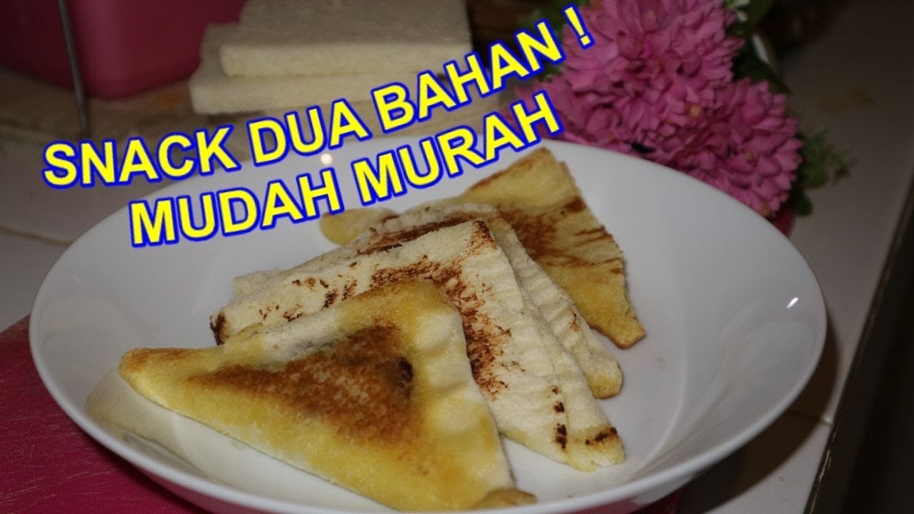 Snack Roti Coklat Ini Hanya Butuh Dua Bahan! Mudah Murah - YouTube