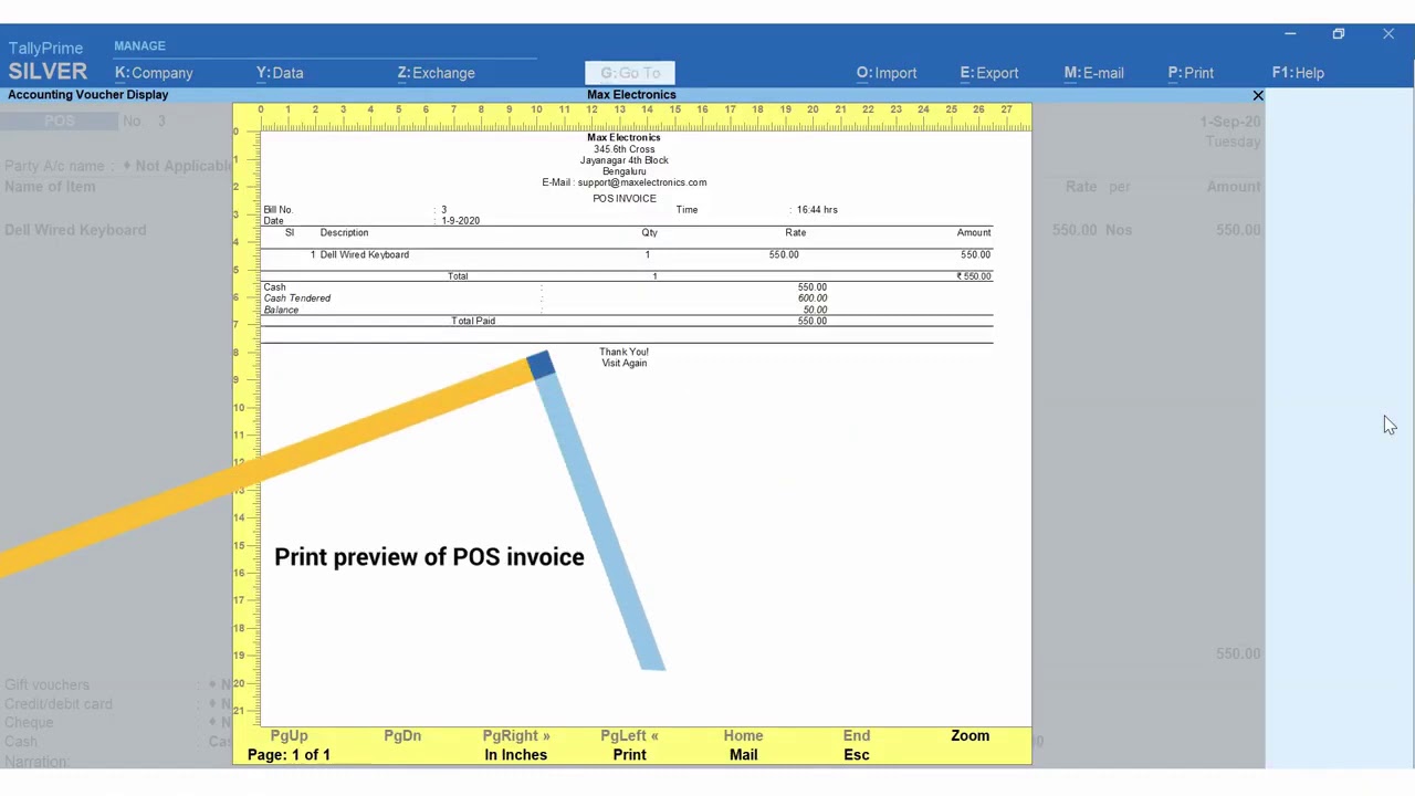 Amazing Invoicing Experience | TallyPrime | HBS Solutions - YouTube