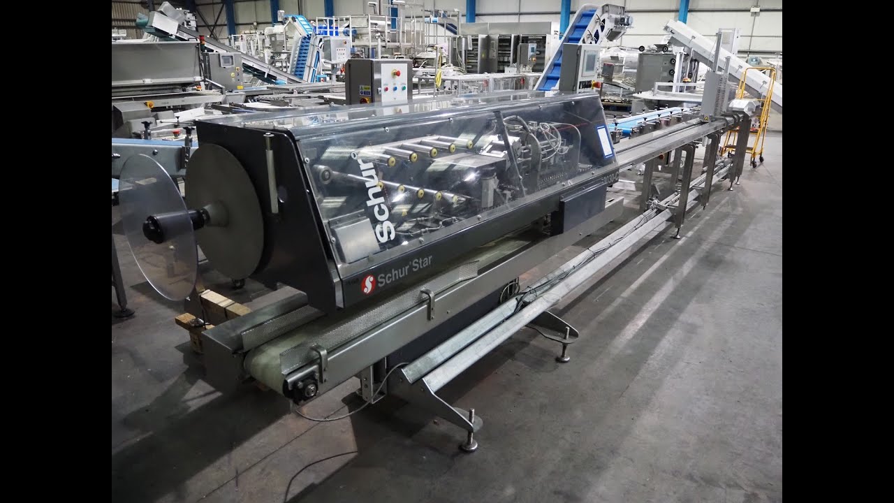 1097-40: Schur Technology a/s pouch packaging machine - YouTube