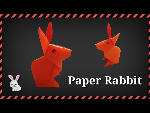 Paper Rabbit | How to make paper rabbit | DIY & Craft work - YouTube