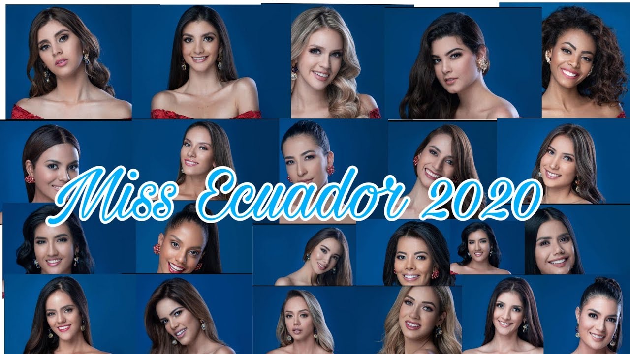 Miss Ecuador 2020 | Candidatas Oficiales - YouTube