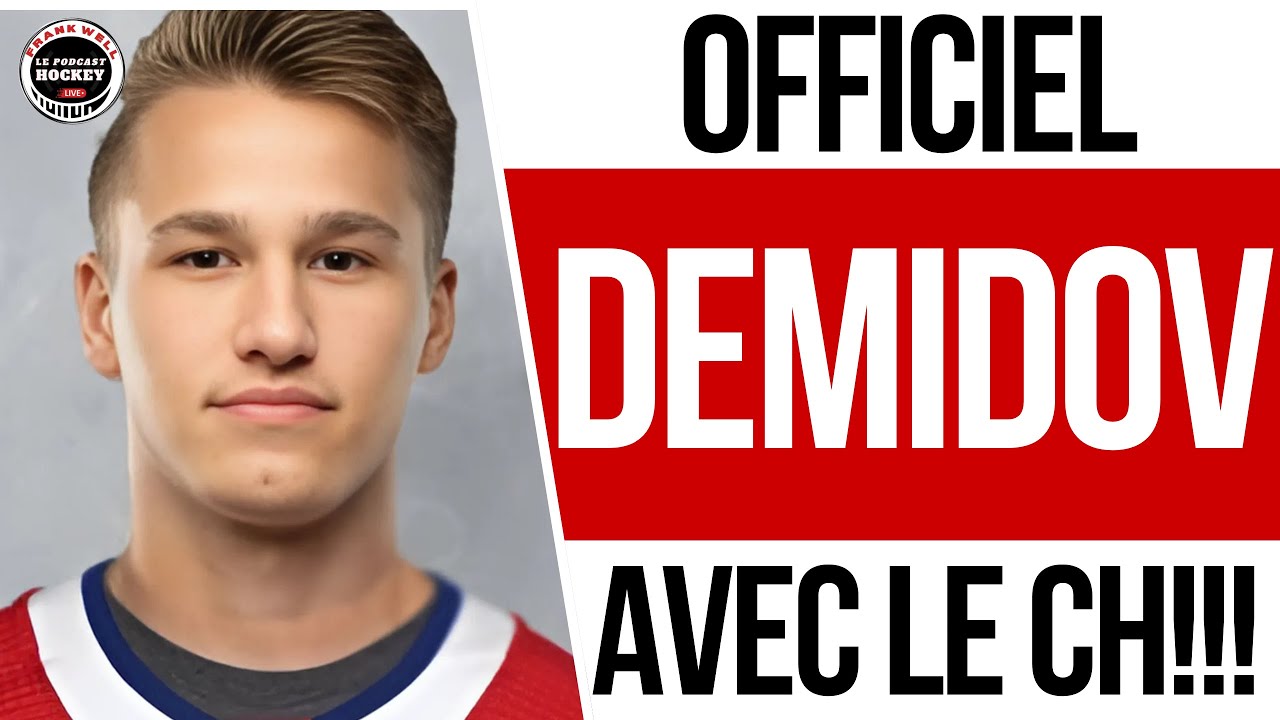 DEMIDOV AVEC LES CANADIENS! - YouTube