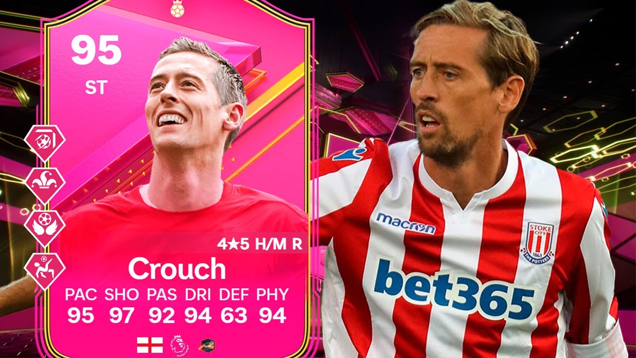 ¡CLARO QUE ES UNA CARTA ESPECTACULAR! 95 Peter CROUCH Héroe FUTTIES ...