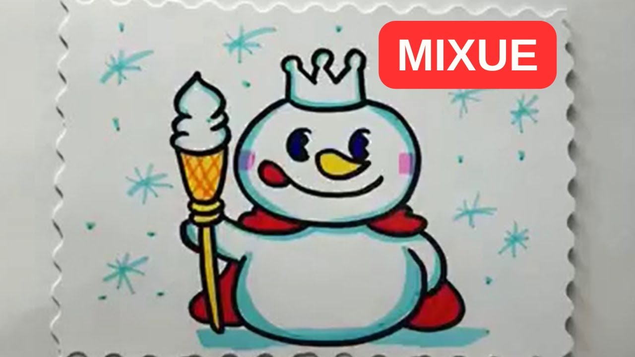 Mixue ice cream | Cara Menggambar Logo Mixue | Lagu Tema - Jingle Mixue ...