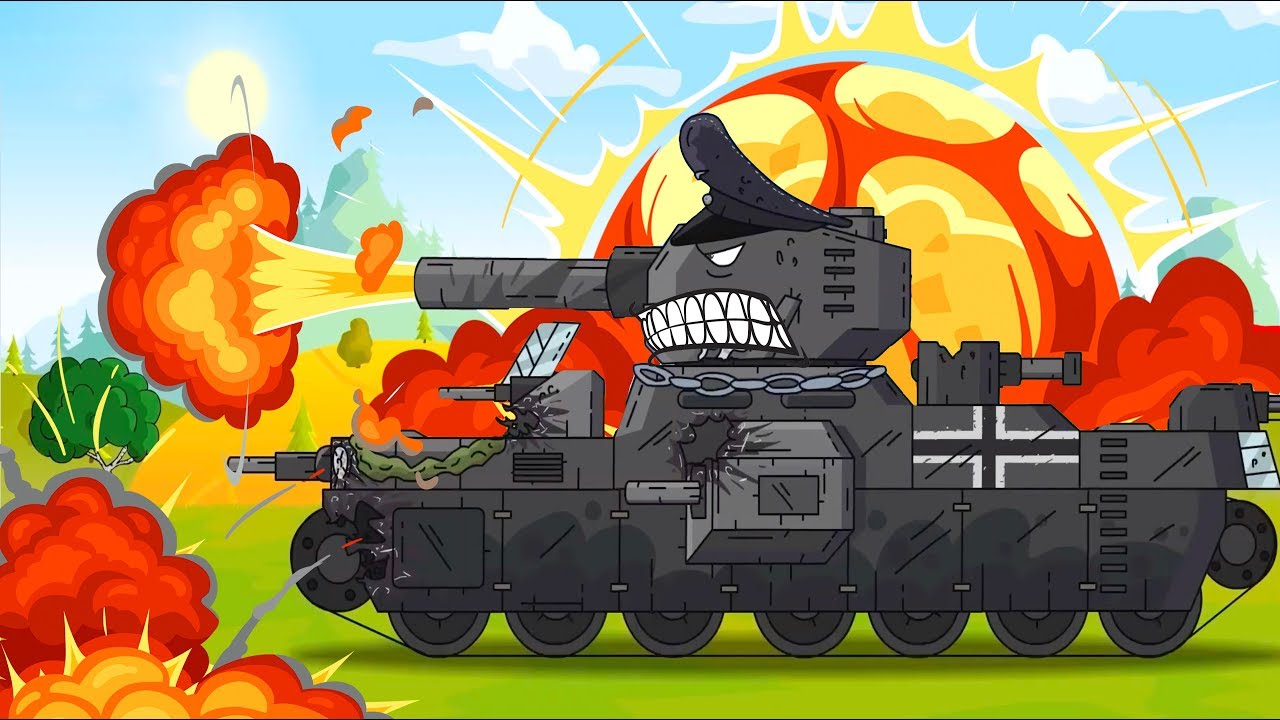 Misión peligrosa para el tanque 40 MIN. Dibujos animados sobre tanques ...