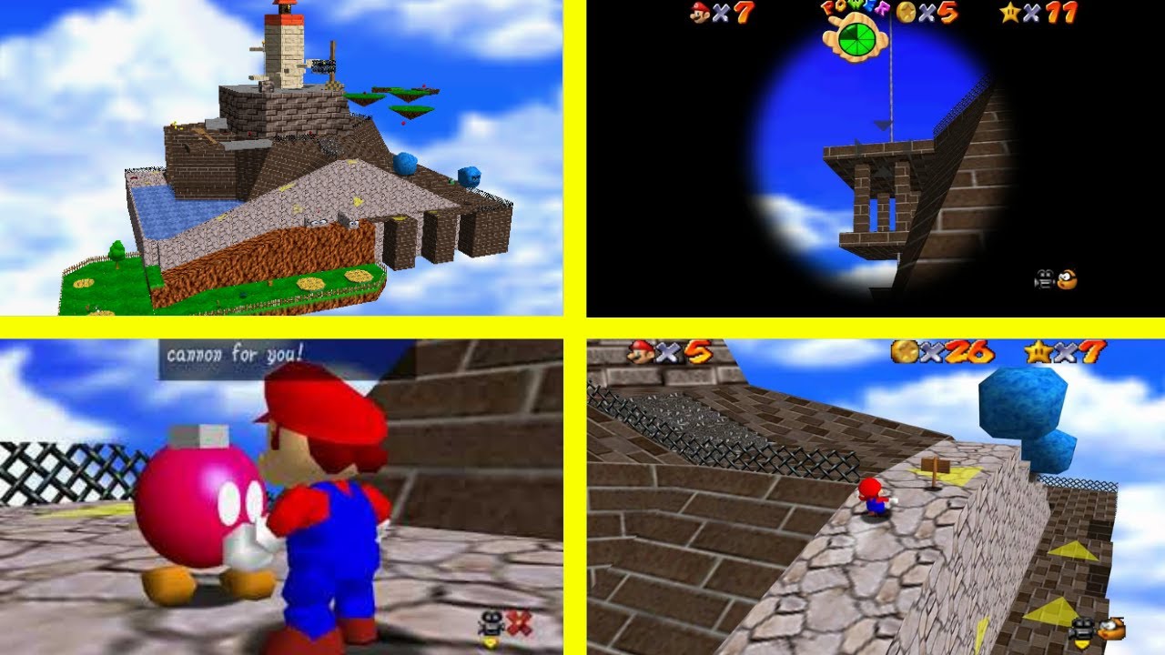 Shoot Into The Wild Blue - Super Mario 64 - YouTube