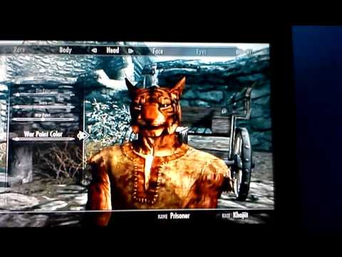 Elder Scrolls V Skyrim How To Make A Tiger - YouTube