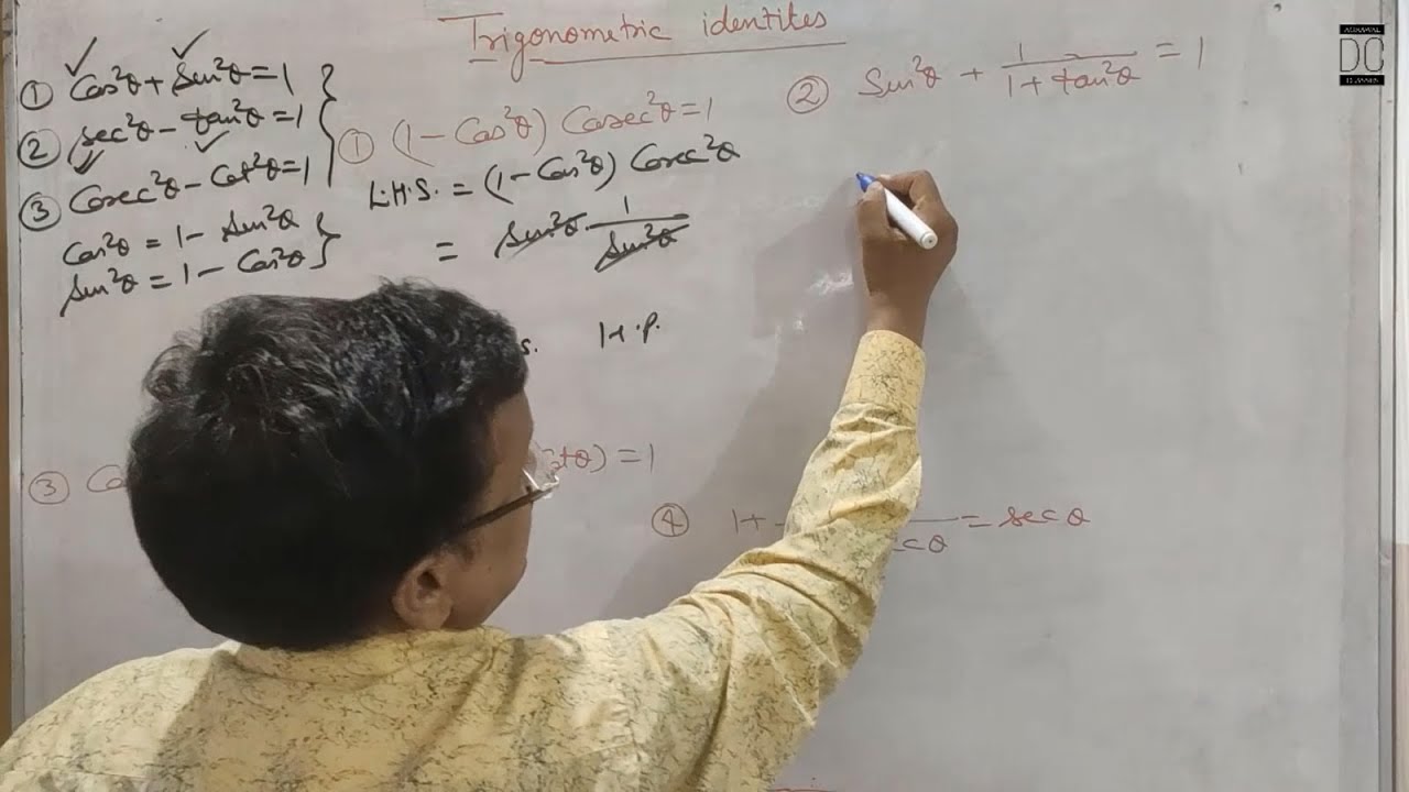 Trigonometric Identities for Class 10 by Dr. D.C Agrawal | Trigonometry ...