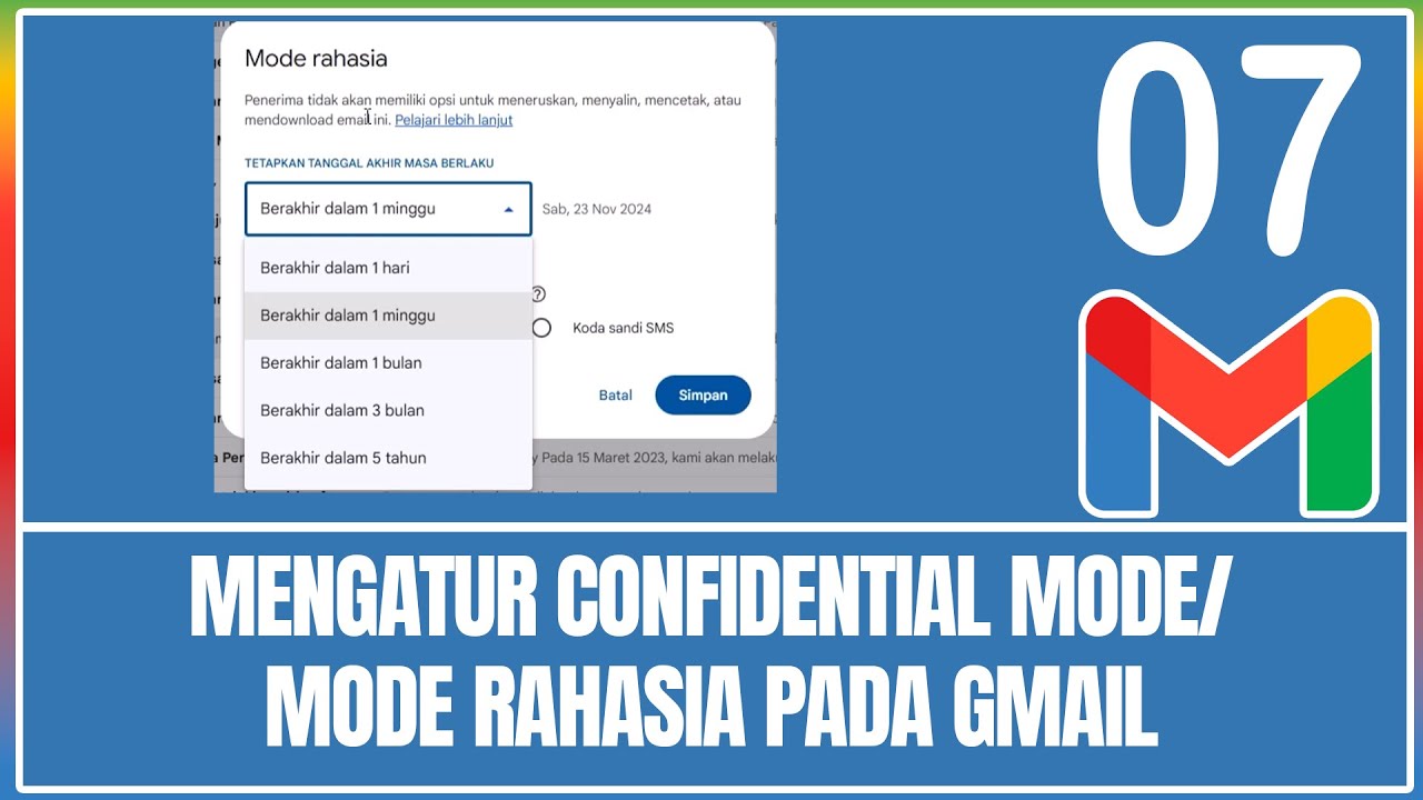 Fitur Mode Rahasia pada Gmail - Tutorial GMAIL Bahasa Indonesia Part 7 - YouTube