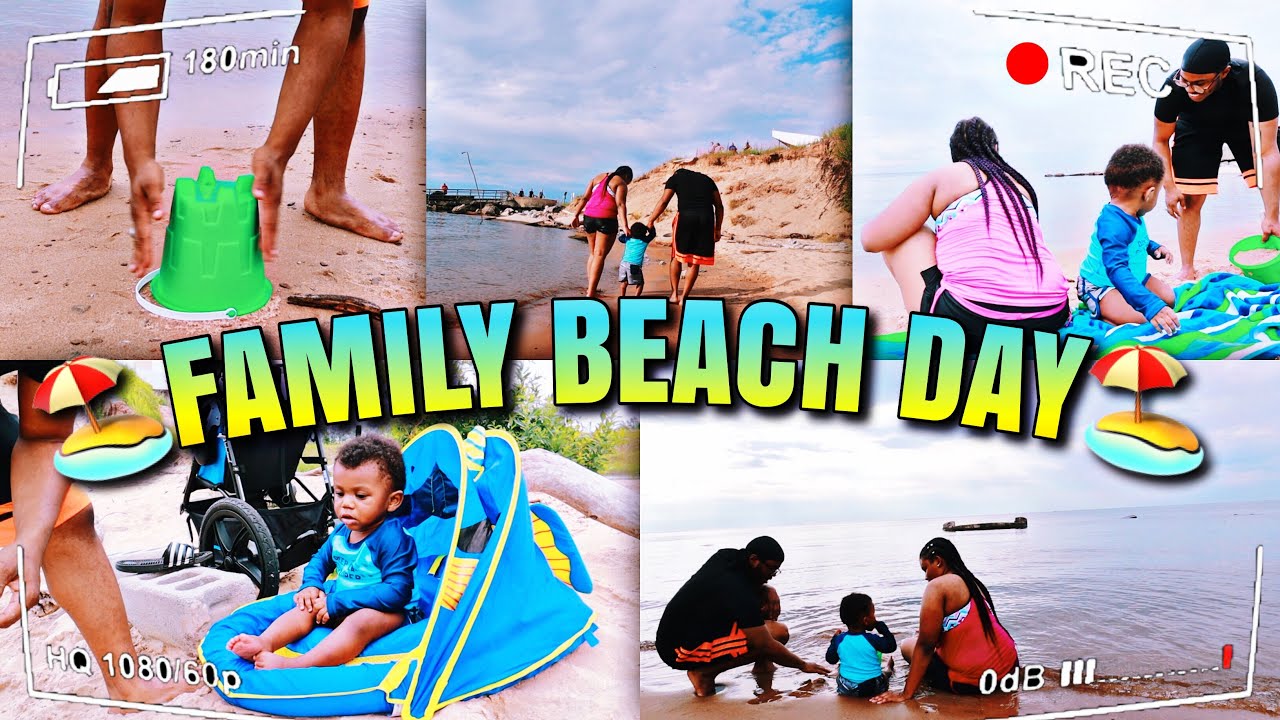 FAMILY BEACH DAY !!! ☀️ | HOT SUMMER DAY VLOG - YouTube