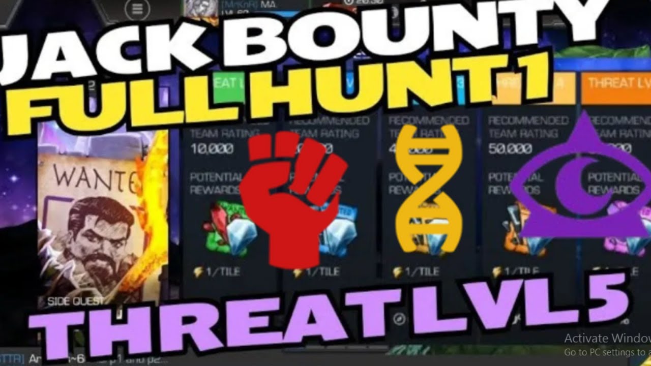 Last Lane of Jack's Bounty - Full Hunt : Week-2 : Exploration : Marvel ...
