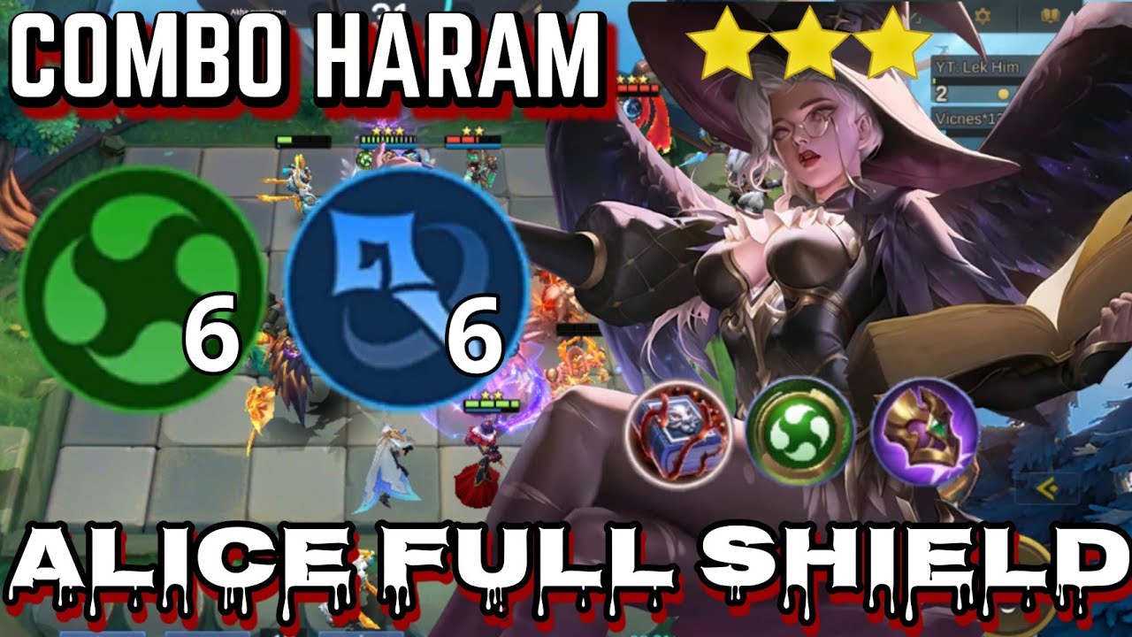 ALICE ELEMENTALIST FULL SHIELD COMBO TERKUAT MAGE!!#mobilelegends # ...