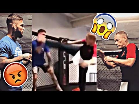 Jean Claude Van Damme frappe le champion de l'UFC en plein visage de Cody Garbrandt - ActuFight #1