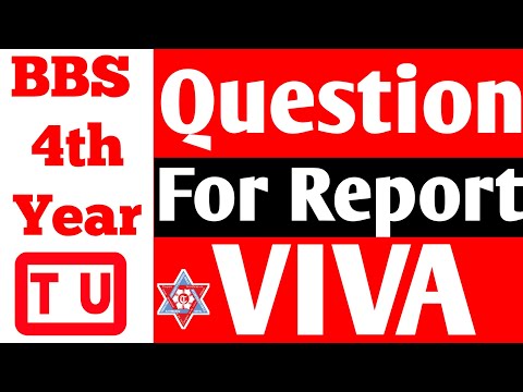 VIVA कसरी दिने ? के सोधिन्छ आखीर | Viva of Report | BBS 4th Year Research Viva By Shrawan Sir