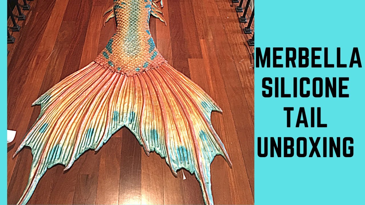 Silicone Merbella Mermaid Tail unboxing - YouTube